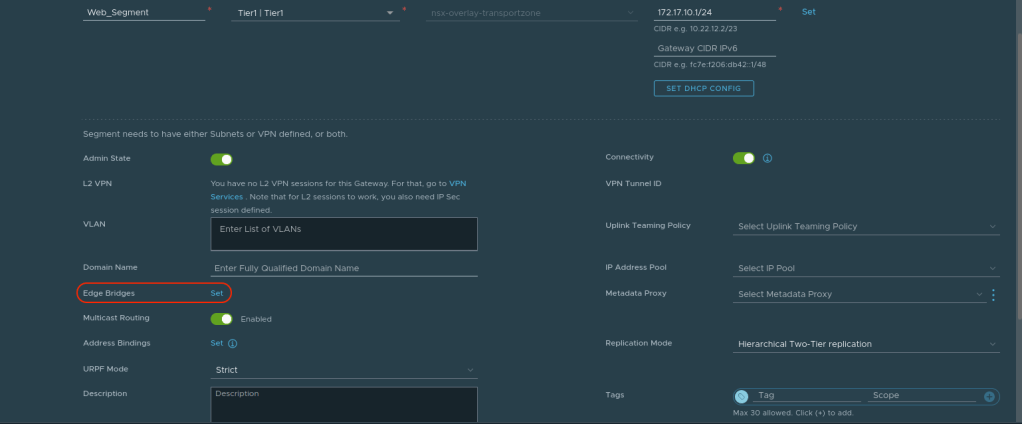 NSX-T Bridging 101 – Part Five: Creating an NSX-T Bridge – LumberjackWizard