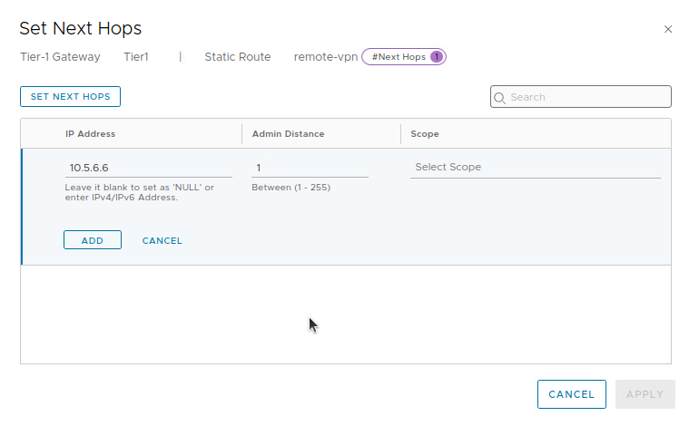 NSX-T L3 VPNs: Route Based VPNs – Static Routing – LumberjackWizard